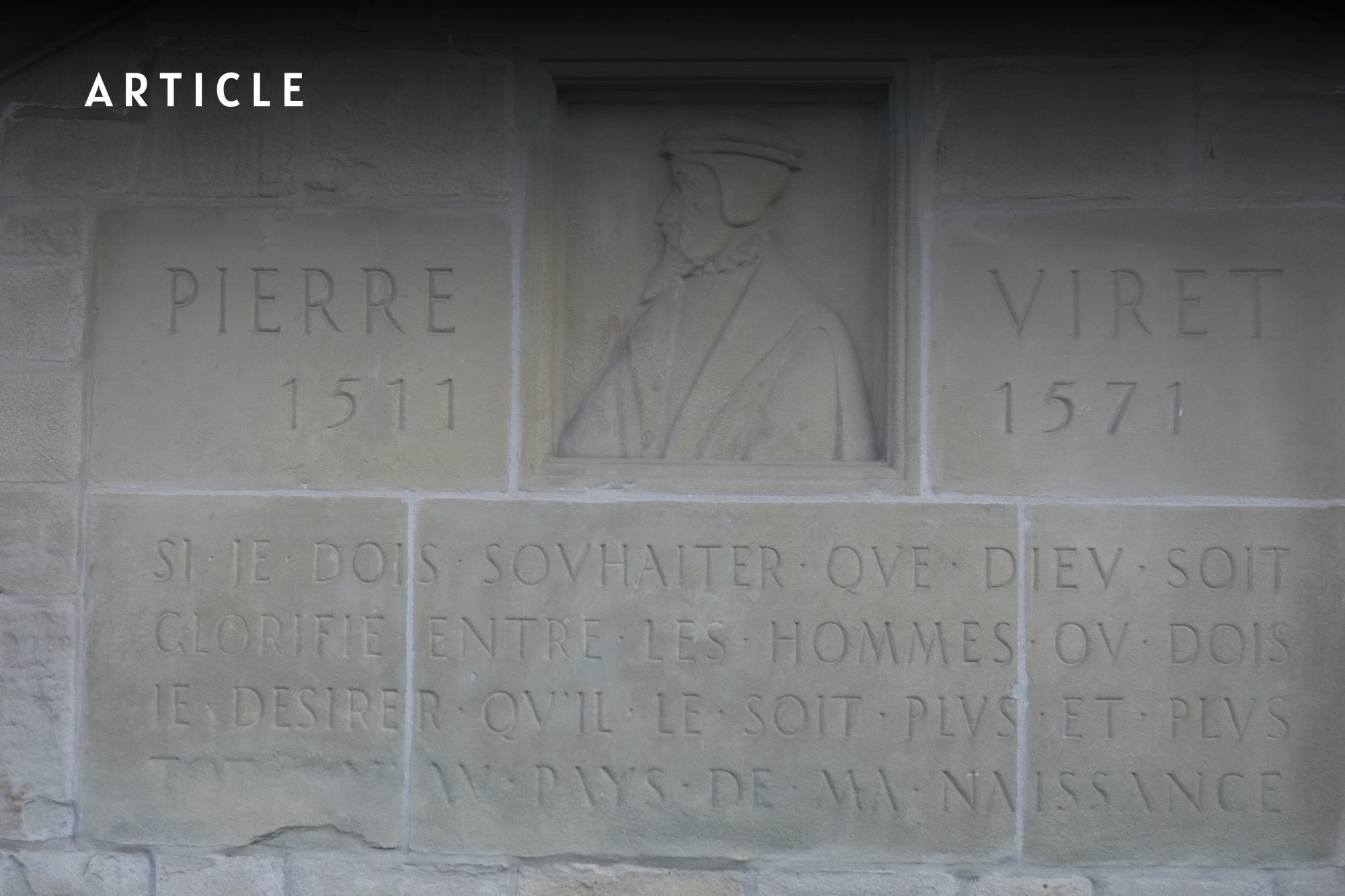 The Faith of Pierre Viret - Cántaro Institute